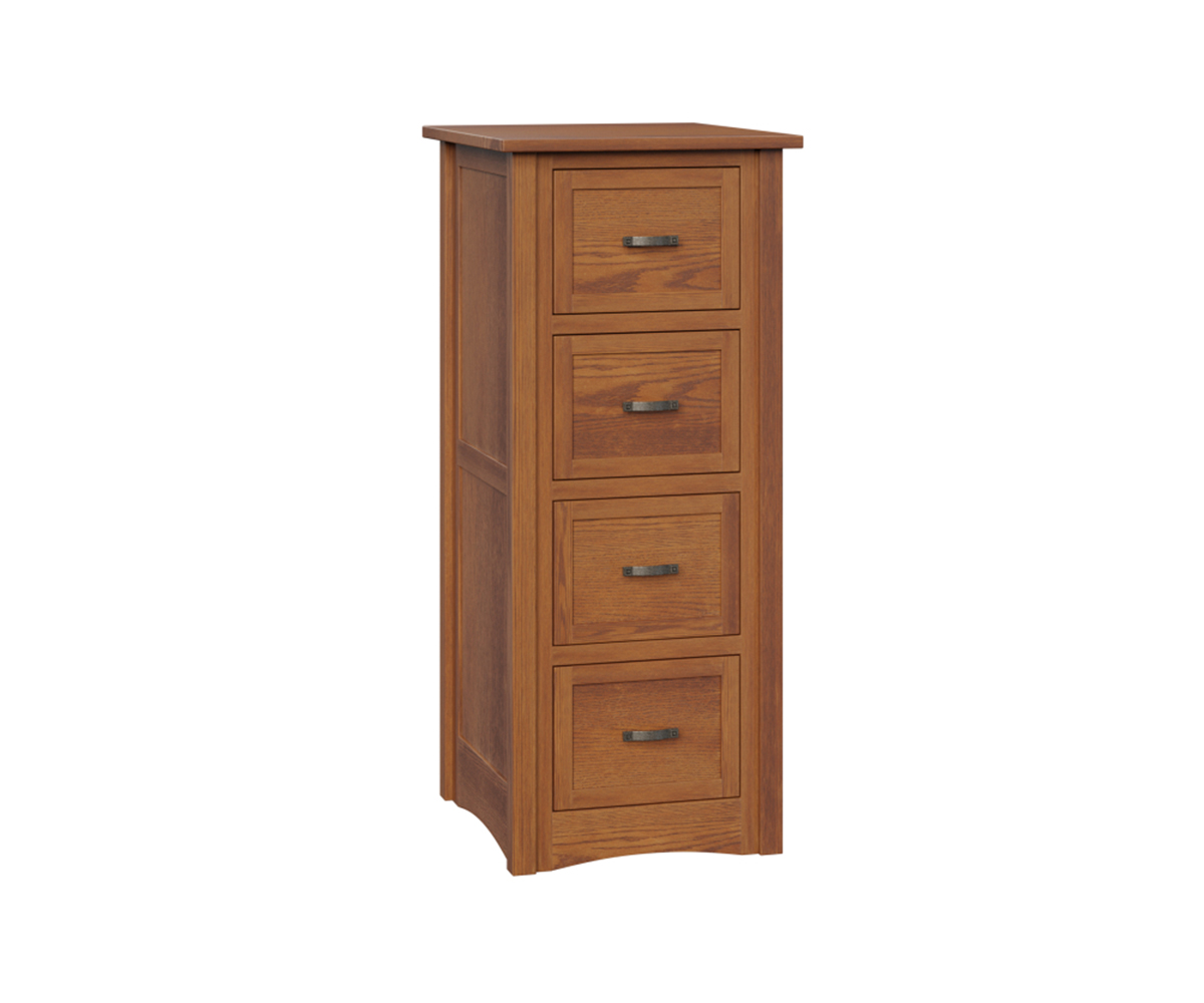 Aspen 4 Drawer File Cabinet | Strictly Amish